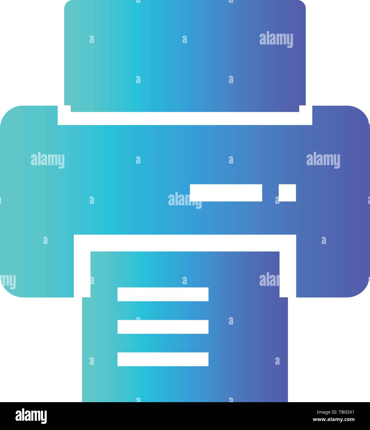 Office Printer icon vector - Printer sign Stock Vector Image & Art - Alamy