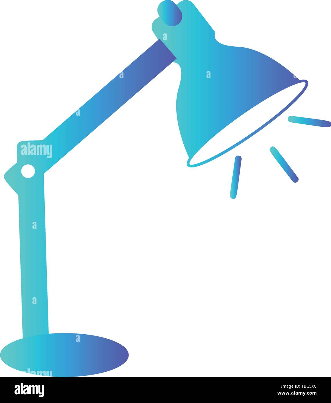 Office table lamp icon vector - Table lamp sign Stock Vector Image ...