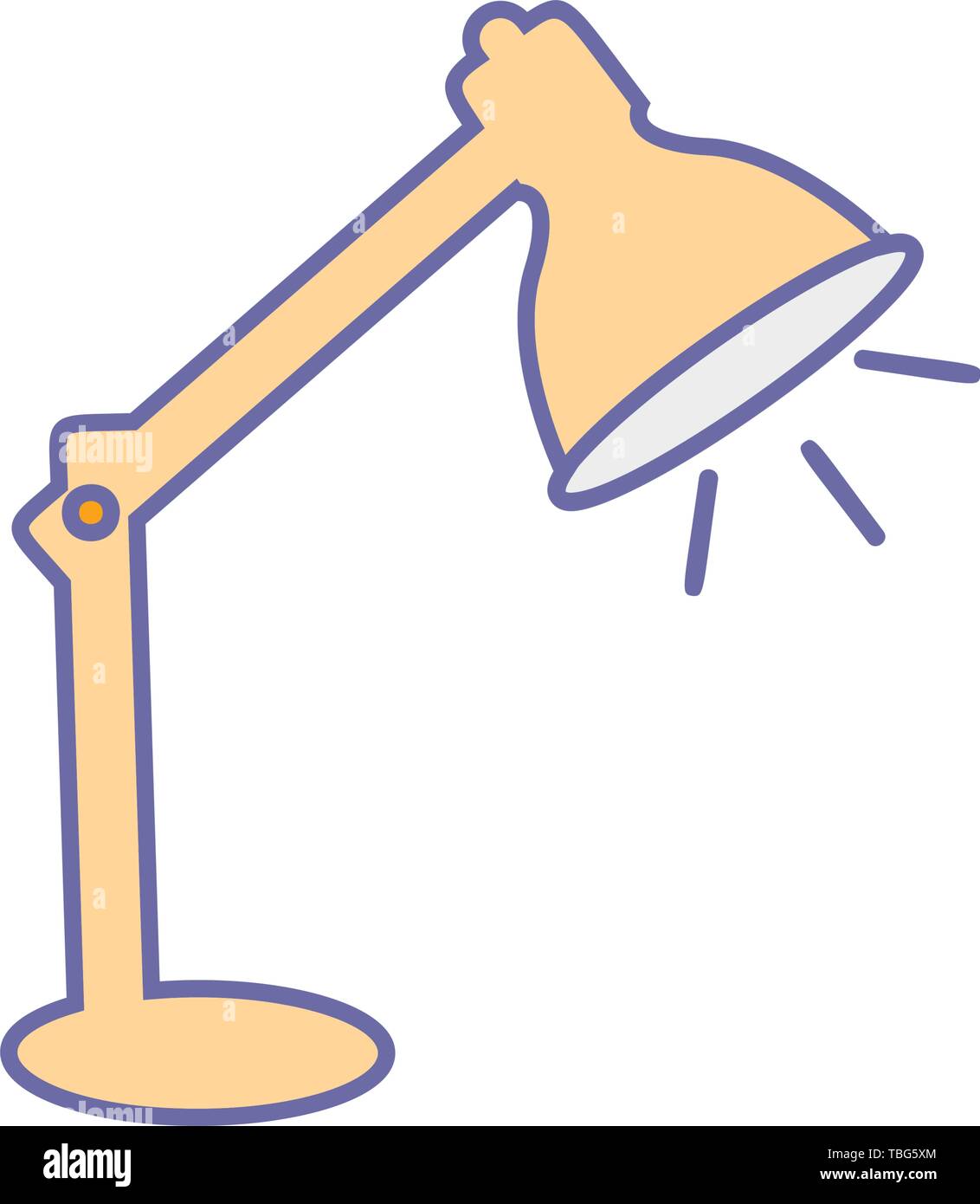 Office table lamp icon vector - Table lamp sign Stock Vector Image ...