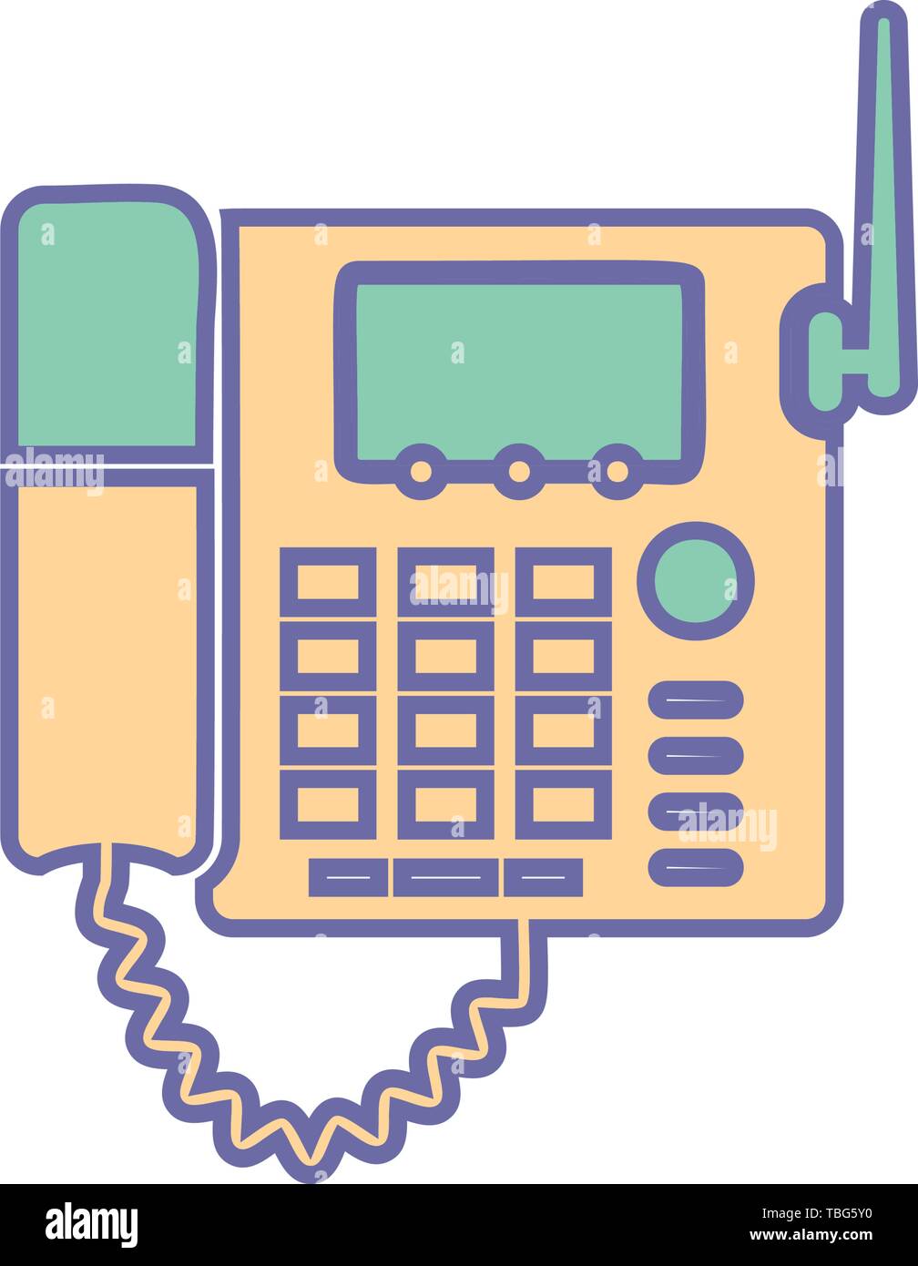 Office telephone icon vector sign symbol - Telephone sign Stock Vector ...