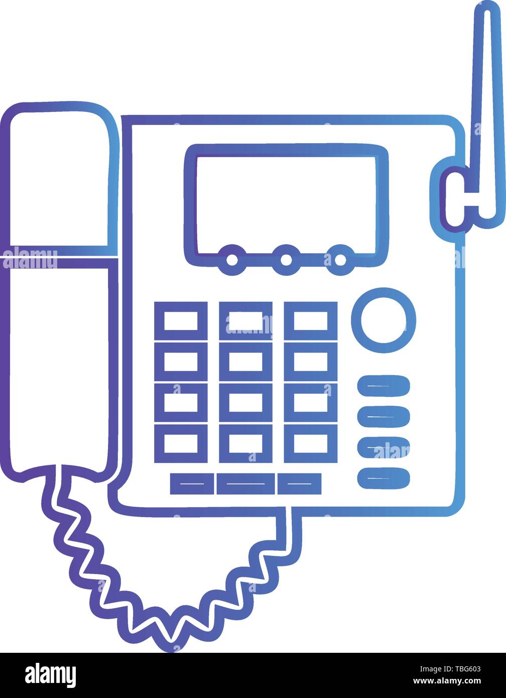 Office telephone icon vector sign symbol - Telephone sign Stock Vector ...