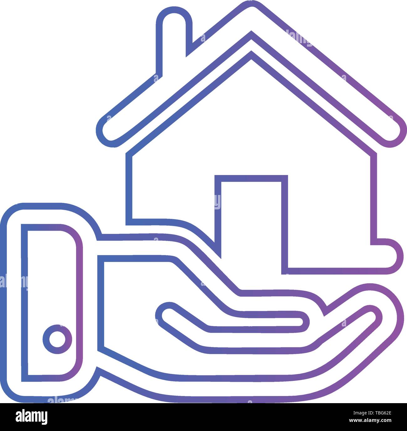 House protection icon - Home safety sign Stock Vector Image & Art - Alamy
