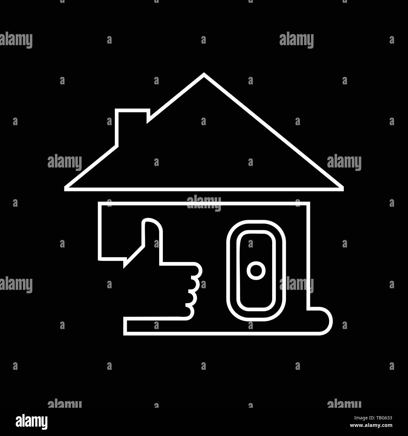 House icon - Home like sign Stock Vector Image & Art - Alamy