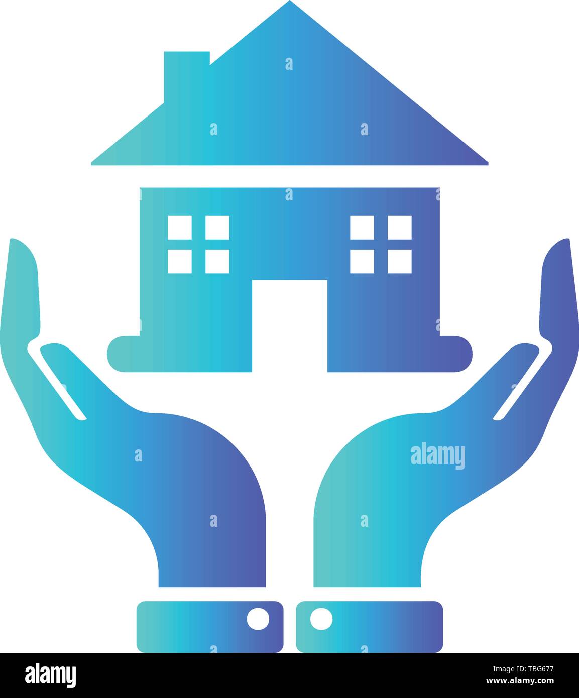 House protection icon - Home safety sign Stock Vector Image & Art - Alamy