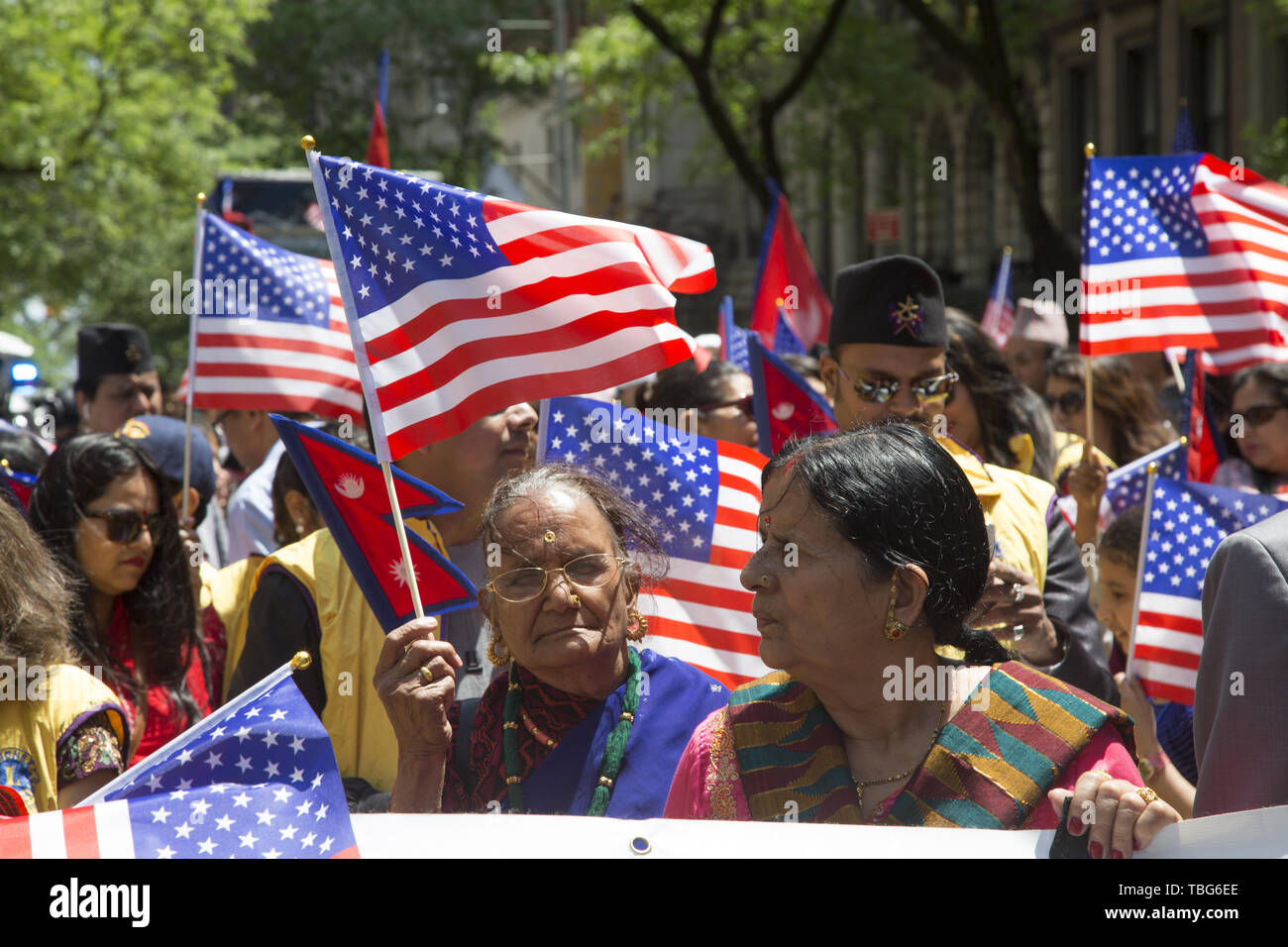 4th annual Nepal Day Parade in 2019 on Madison Avenue in New York City ...