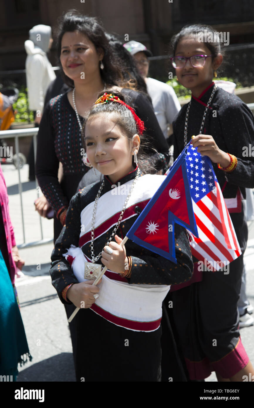 4th annual Nepal Day Parade in 2019 on Madison Avenue in New York City ...