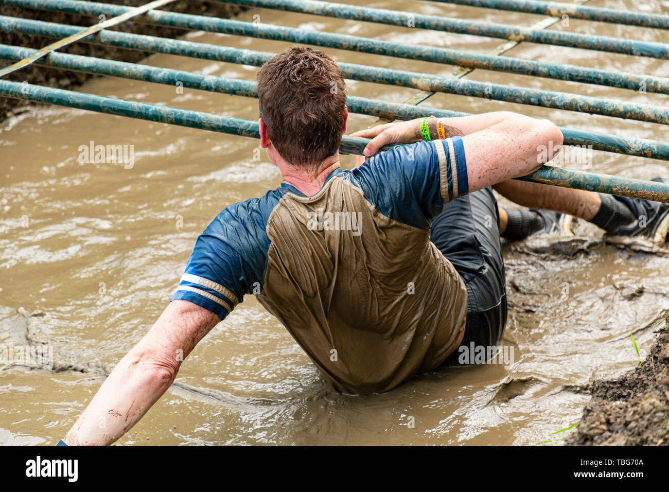 Rugged Maniac Obstacle Race Kitchener Ontario Canada June 01 2019 Stock ...