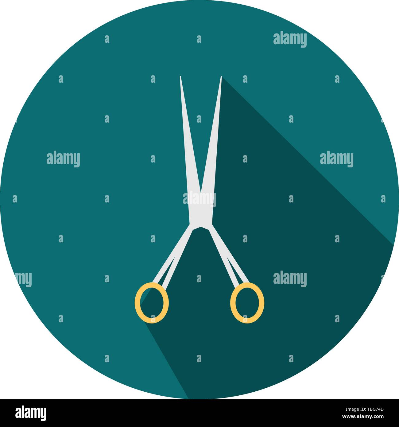Scissors icon vector Stock Vector Images - Alamy
