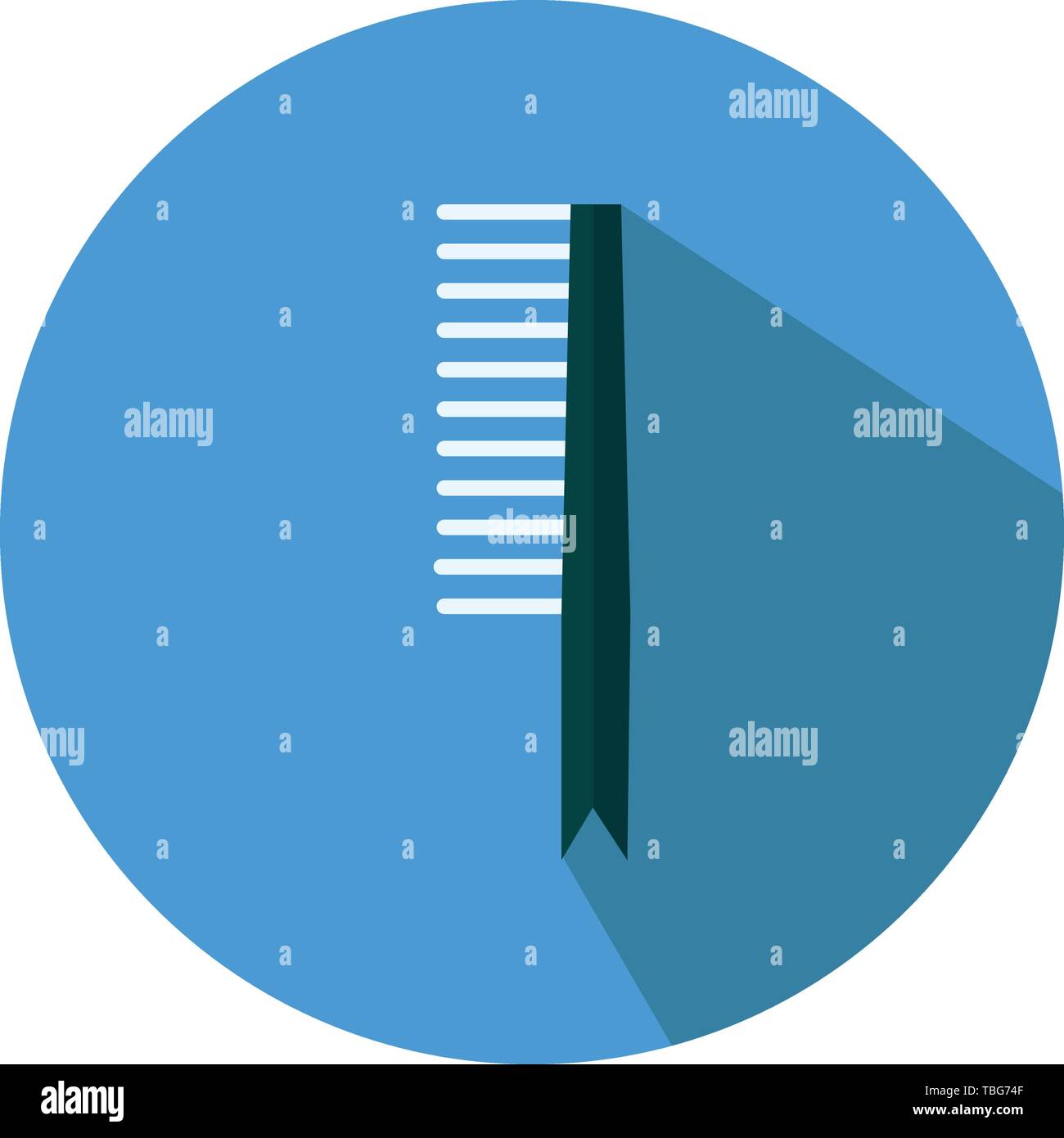 Comb icon vector - Flat Illustration Stock Vector Image & Art - Alamy
