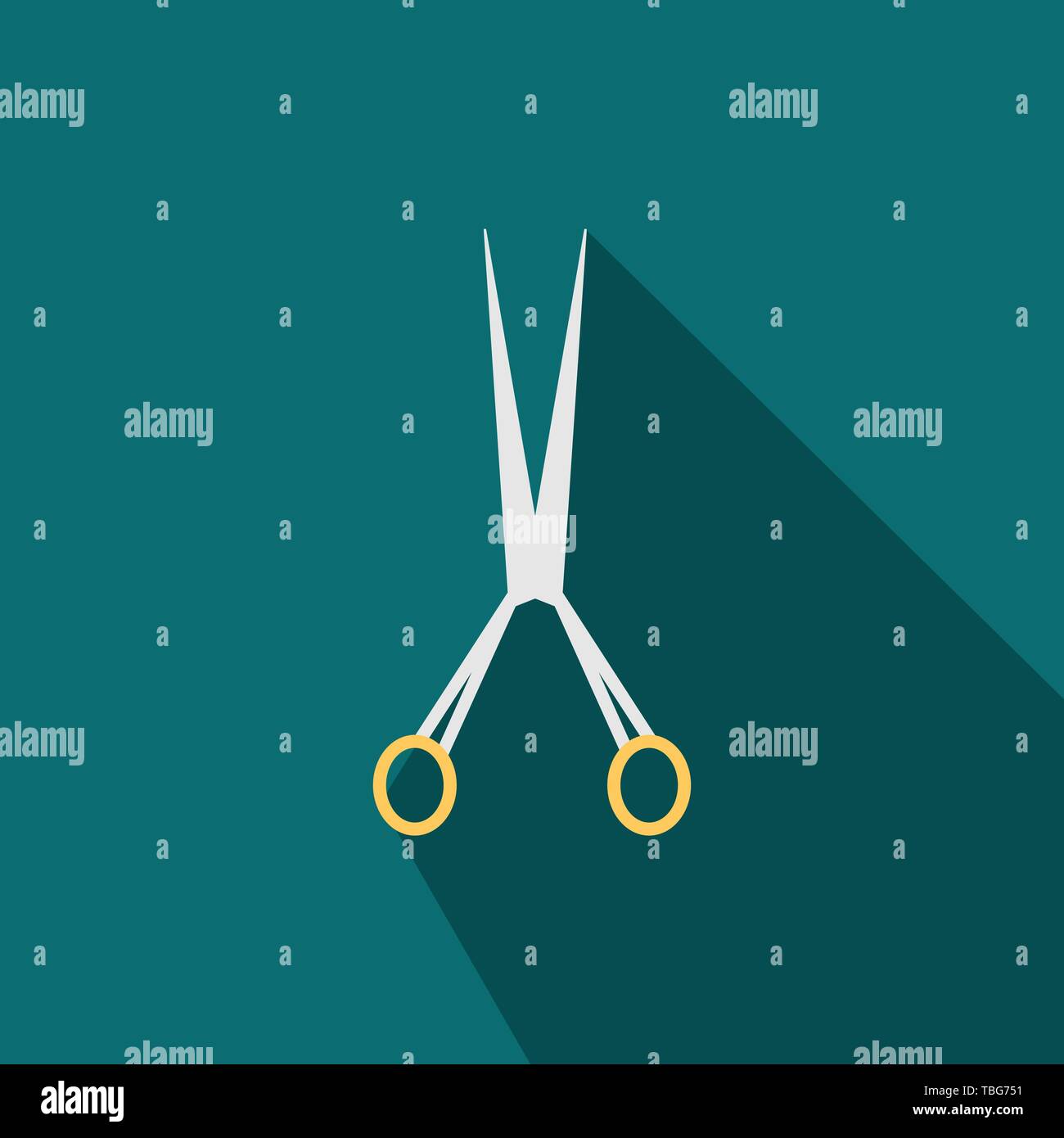 Scissors icon vector Stock Vector Images - Alamy
