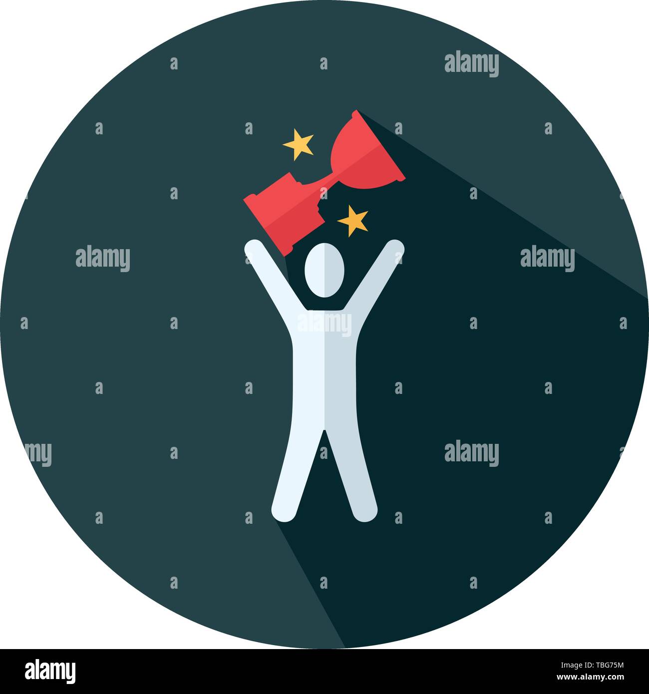 Winning business trophy Stock Vector Images - Alamy