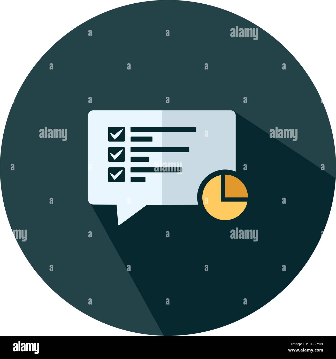 Business strategy document icon - Flat vector illustration Stock Vector ...