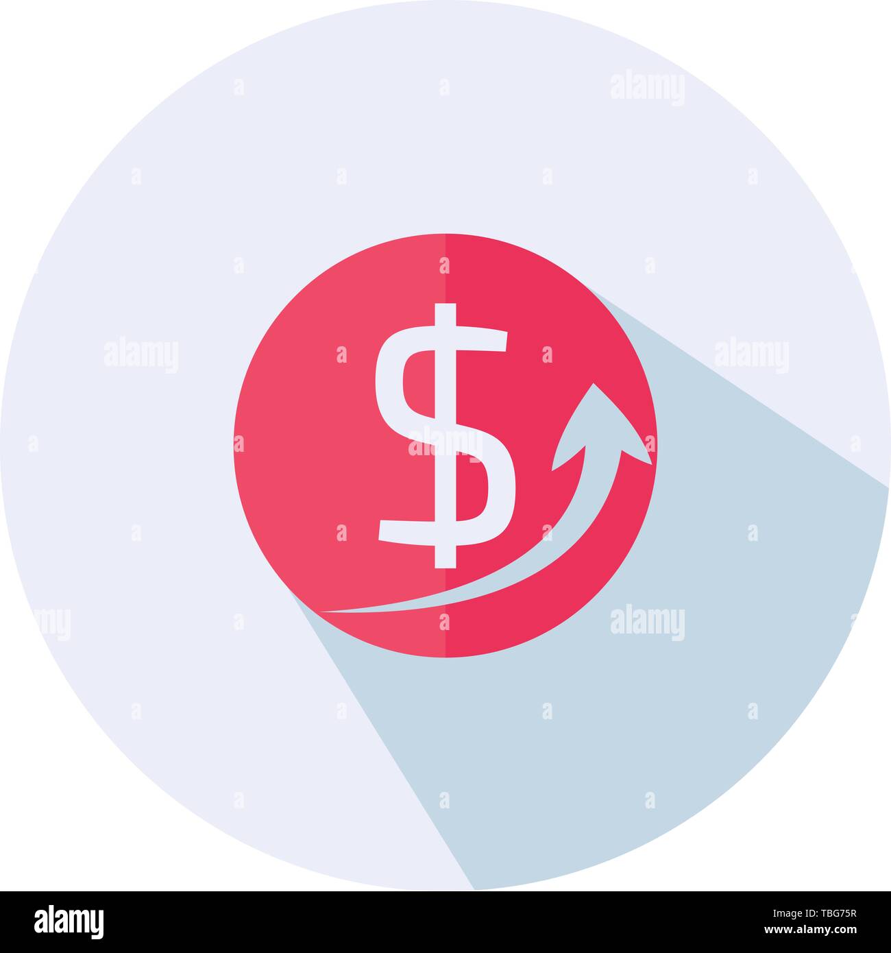 Dollar rate increase icon Stock Vector Images - Alamy