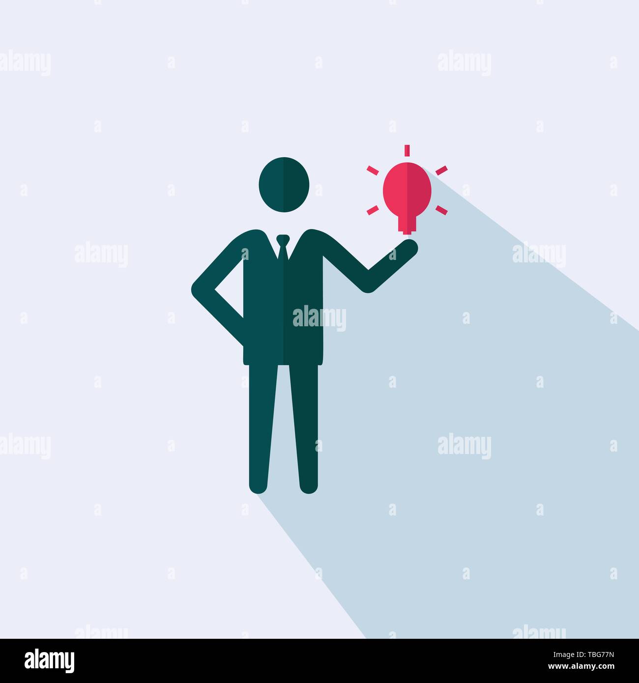 Business Success Icon Vector - Flat business ideas sign Stock Vector ...