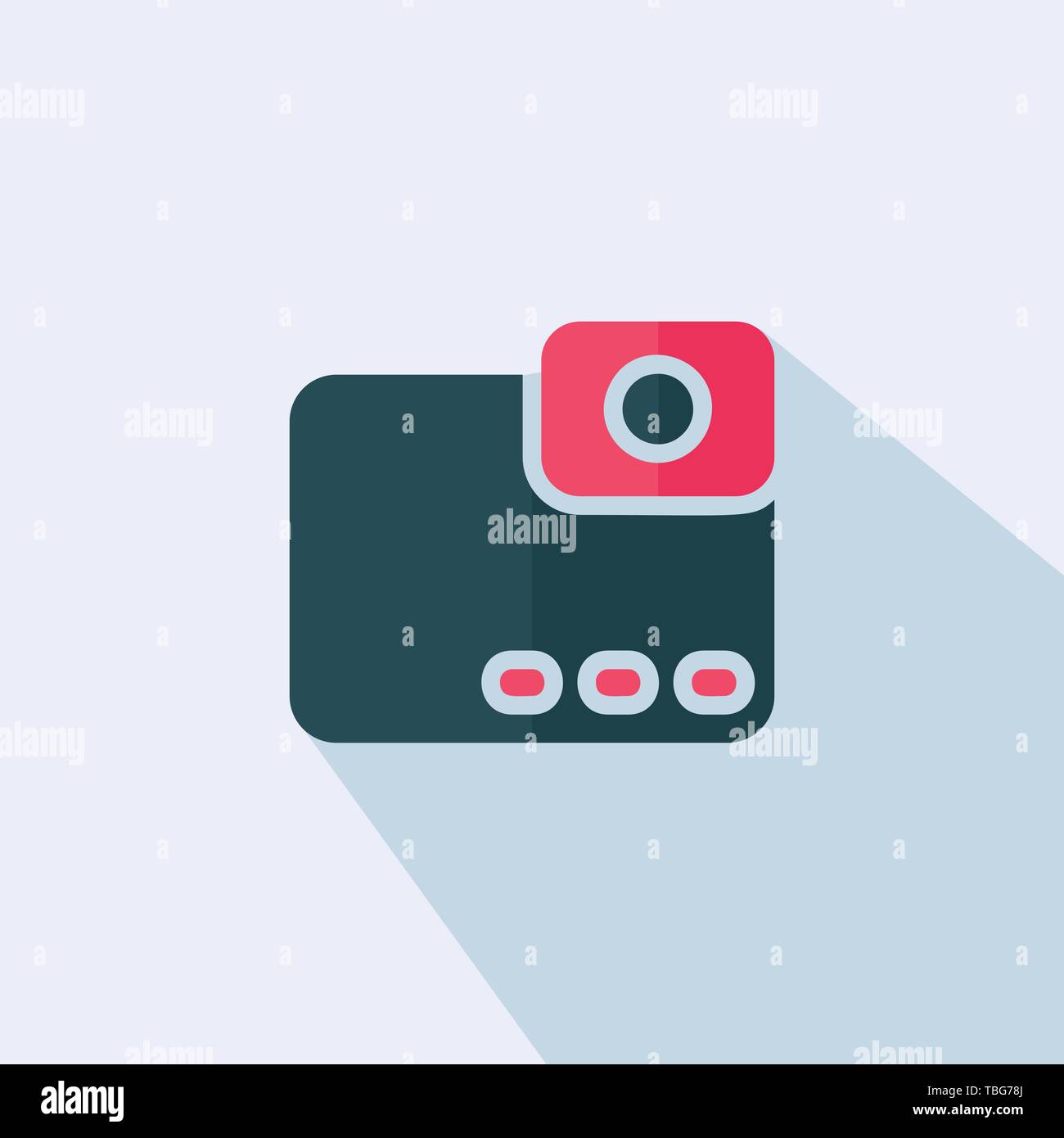 Camera flat icon - Modern camera flat sign vector - Illustration Stock Vector Image & Art - Alamy