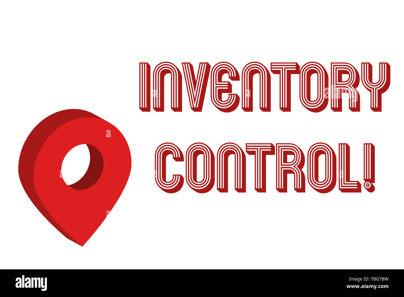 Writing note showing Inventory Control. Business concept for regulating ...