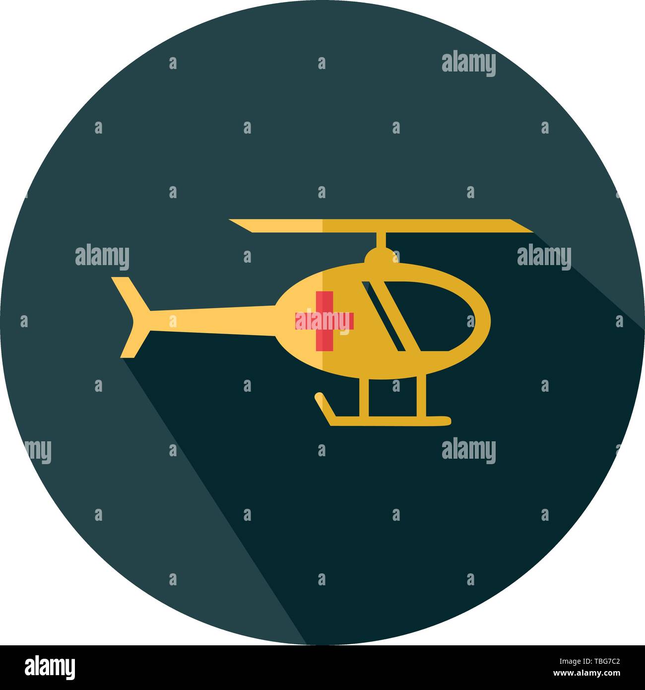 Medical helicopter vector hi-res stock photography and images - Alamy