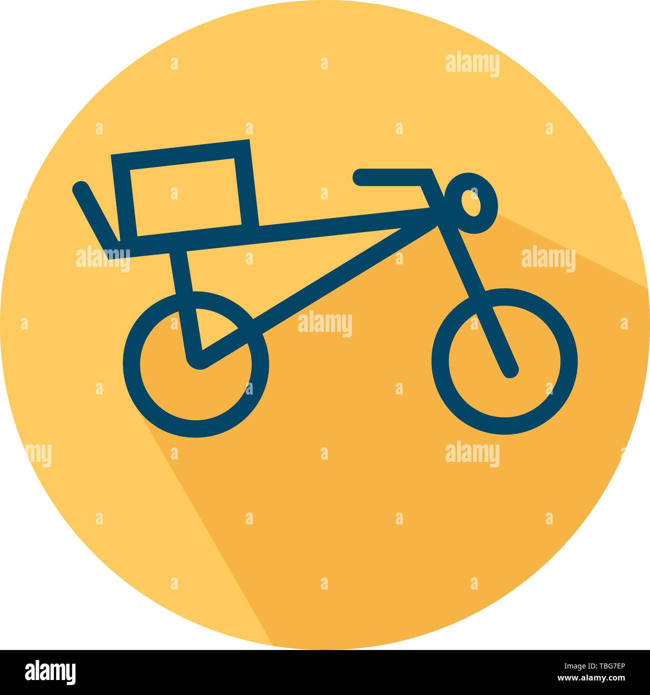 Bicycle box vector vectors hi-res stock photography and images - Alamy
