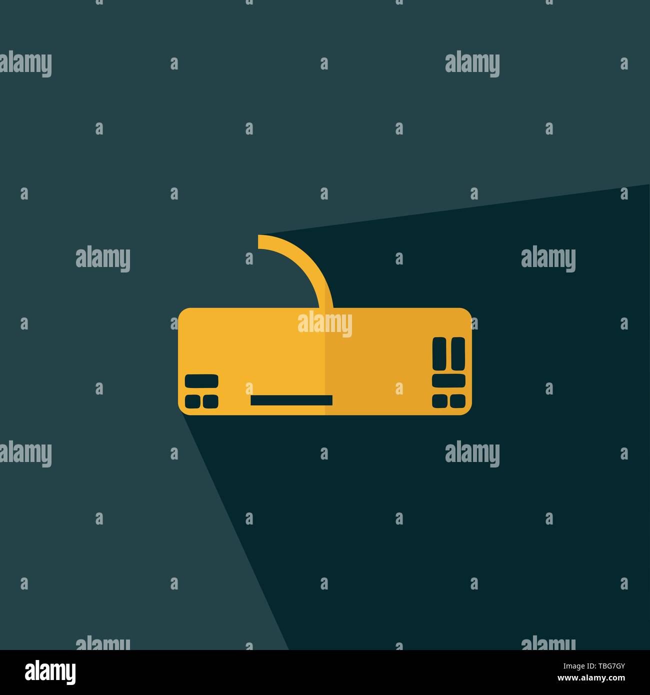 Simple Keyboard flat icon - Vector Stock Vector Image & Art - Alamy