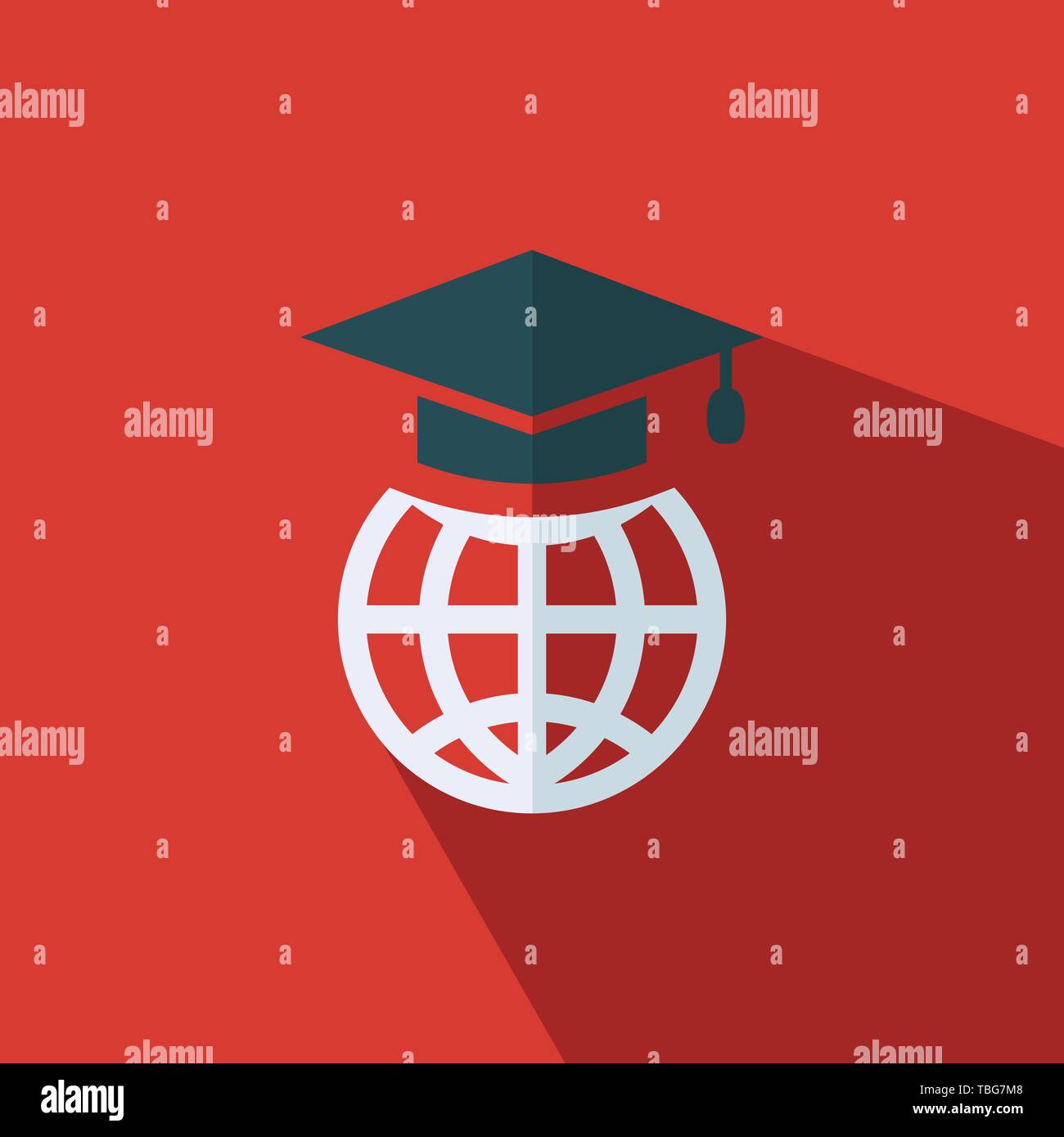 World globe graduation cap diploma hi-res stock photography and images ...