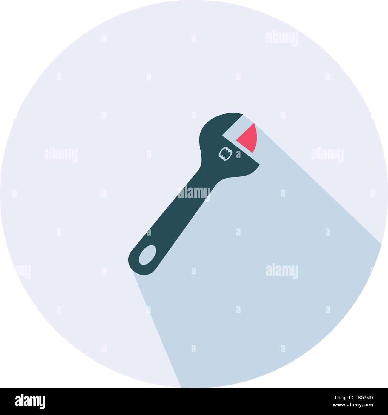 Engineering tools icon - Flat engineering sign vector illustration ...