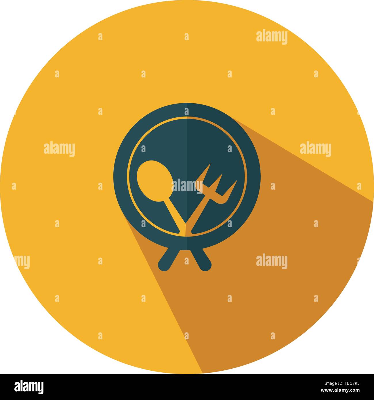 Food plate Stock Vector Images - Alamy