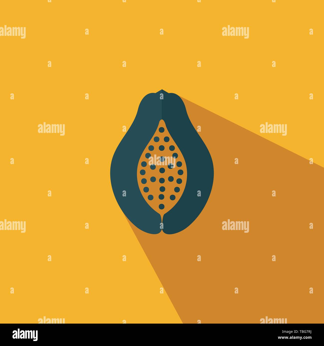 Papaya Vector Vectors High Resolution Stock Photography and Images - Alamy