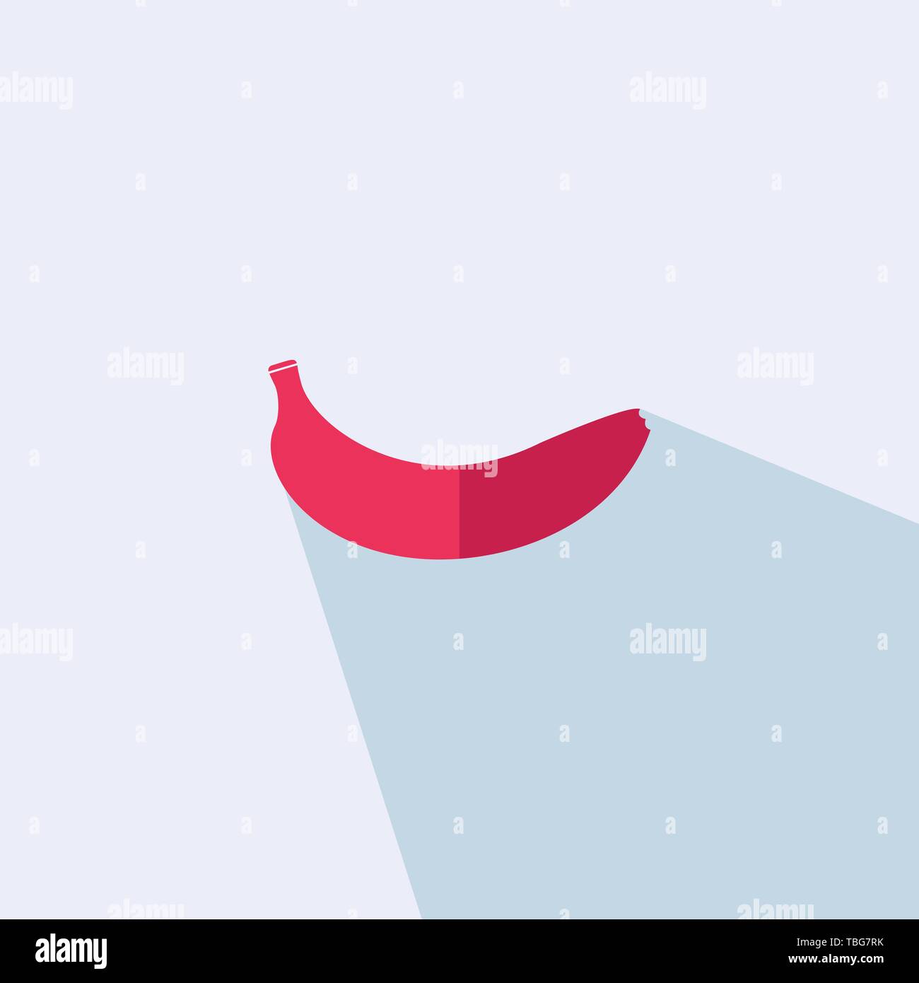 Banana sign icon - Flat vector Stock Vector Image & Art - Alamy