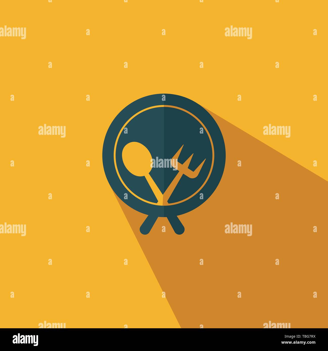 Food plate Stock Vector Images - Alamy