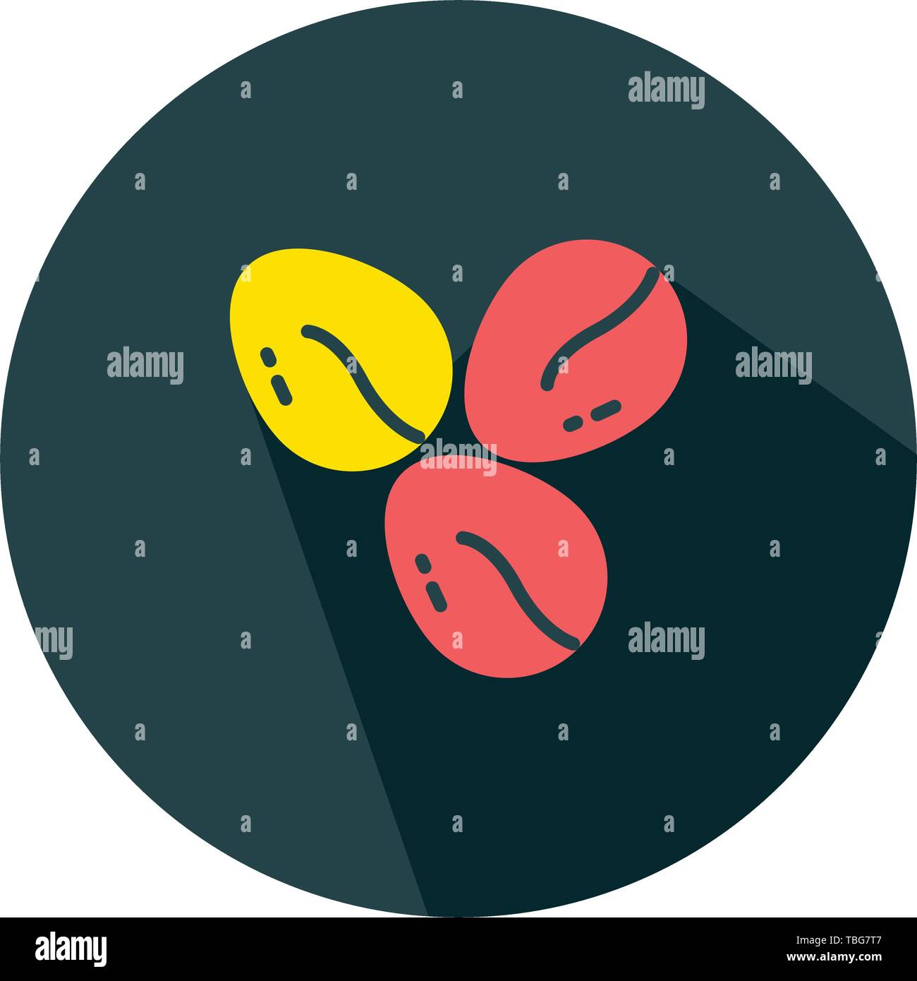 Tree seed vector flat icon Stock Vector Image & Art - Alamy