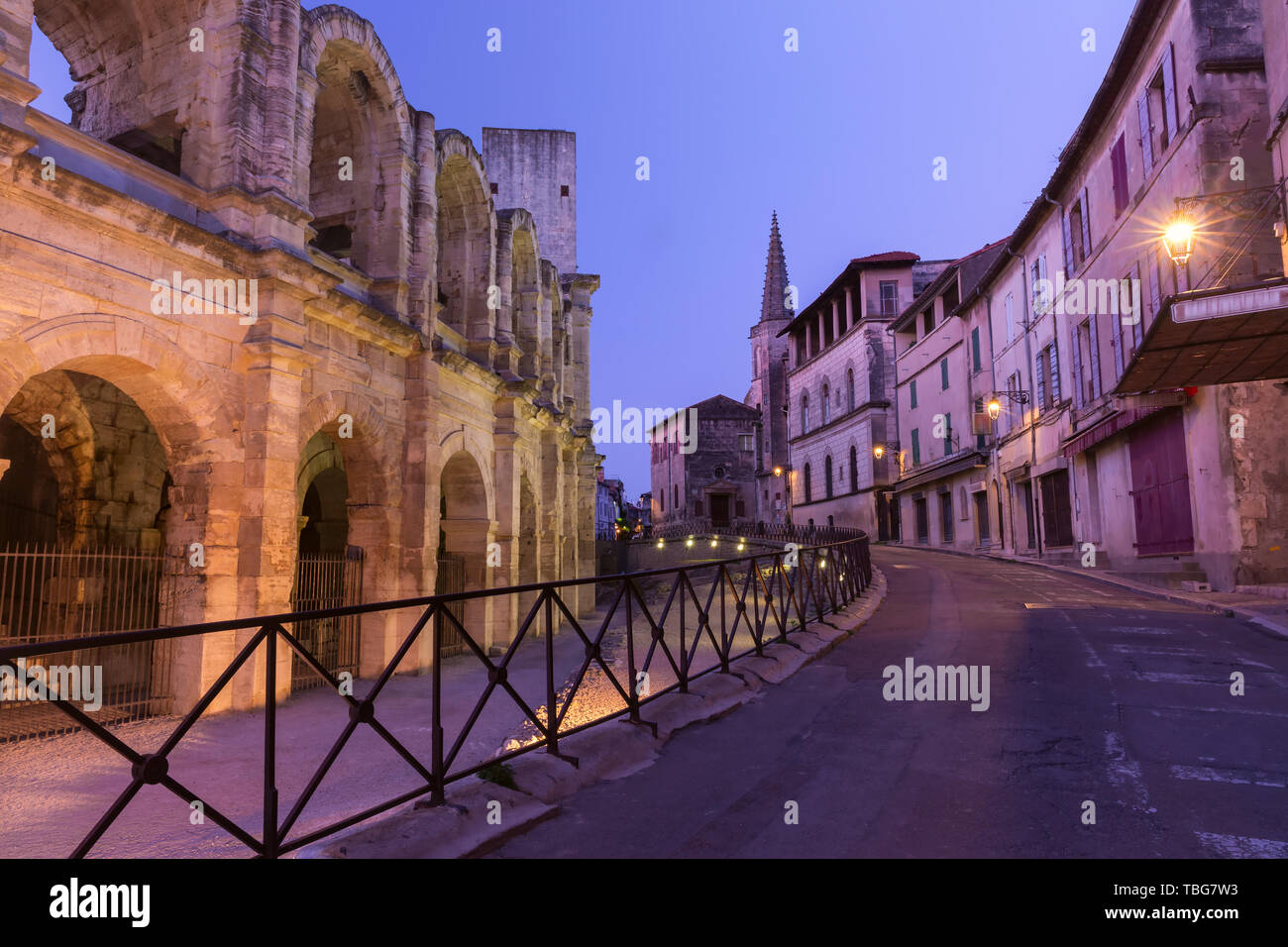 Arles Amphitheatre, France Stock Photo - Alamy
