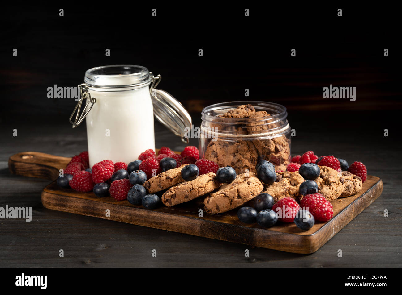 Side view fresh milk hi-res stock photography and images - Alamy