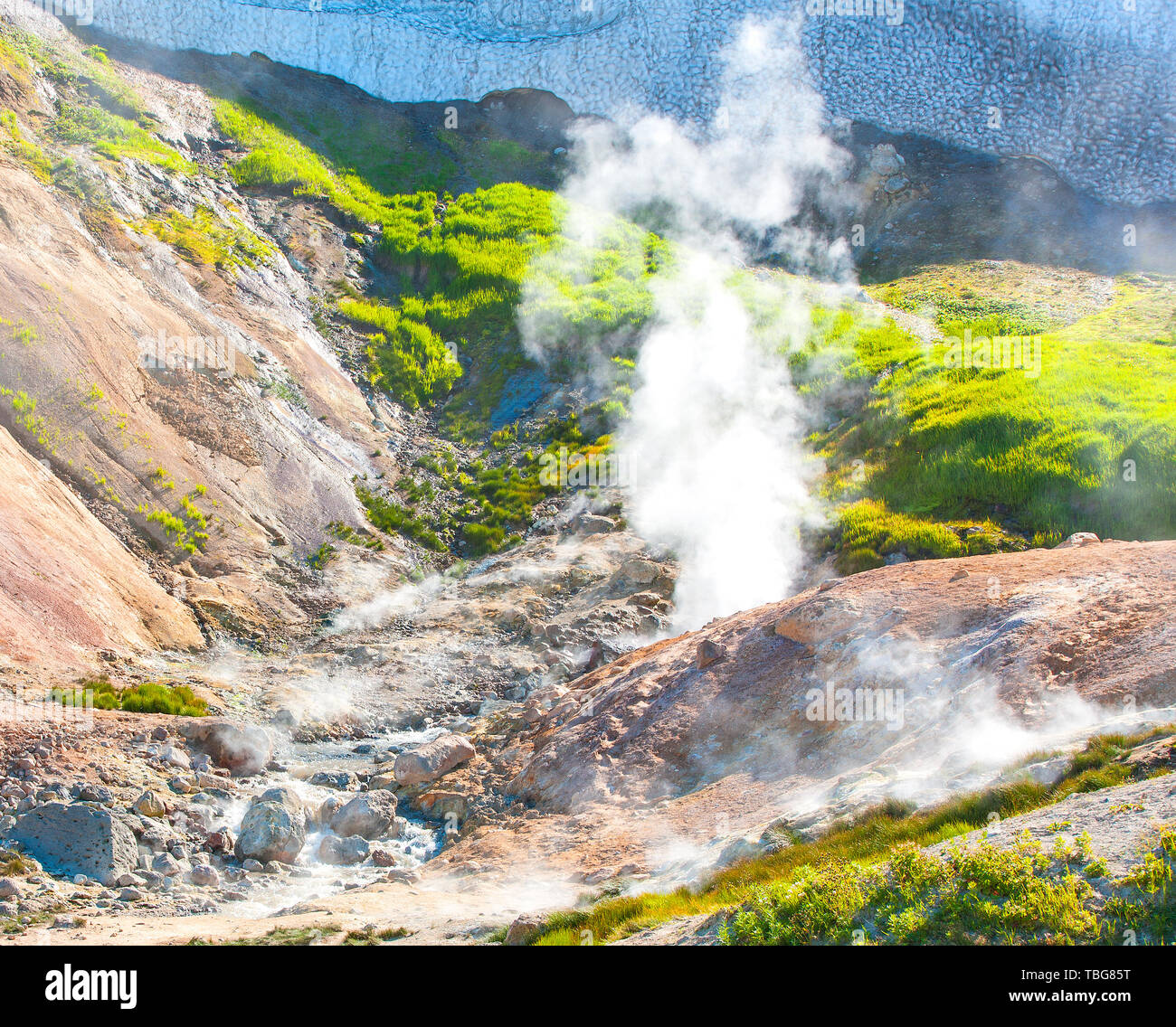 Valley of the geysers russia hi-res stock photography and images - Alamy
