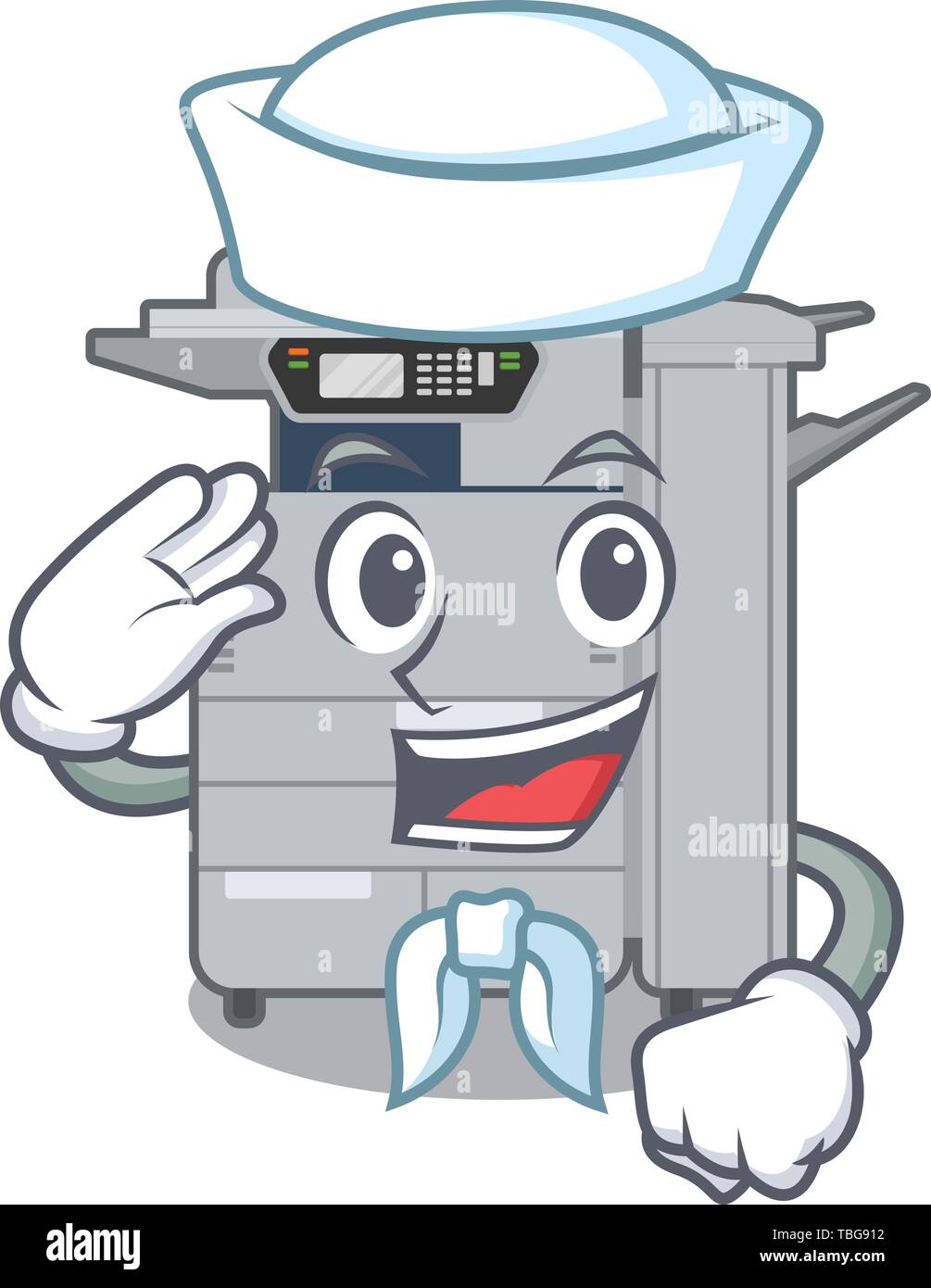 Sailor copier machine in the cartoon shape Stock Vector Image & Art - Alamy