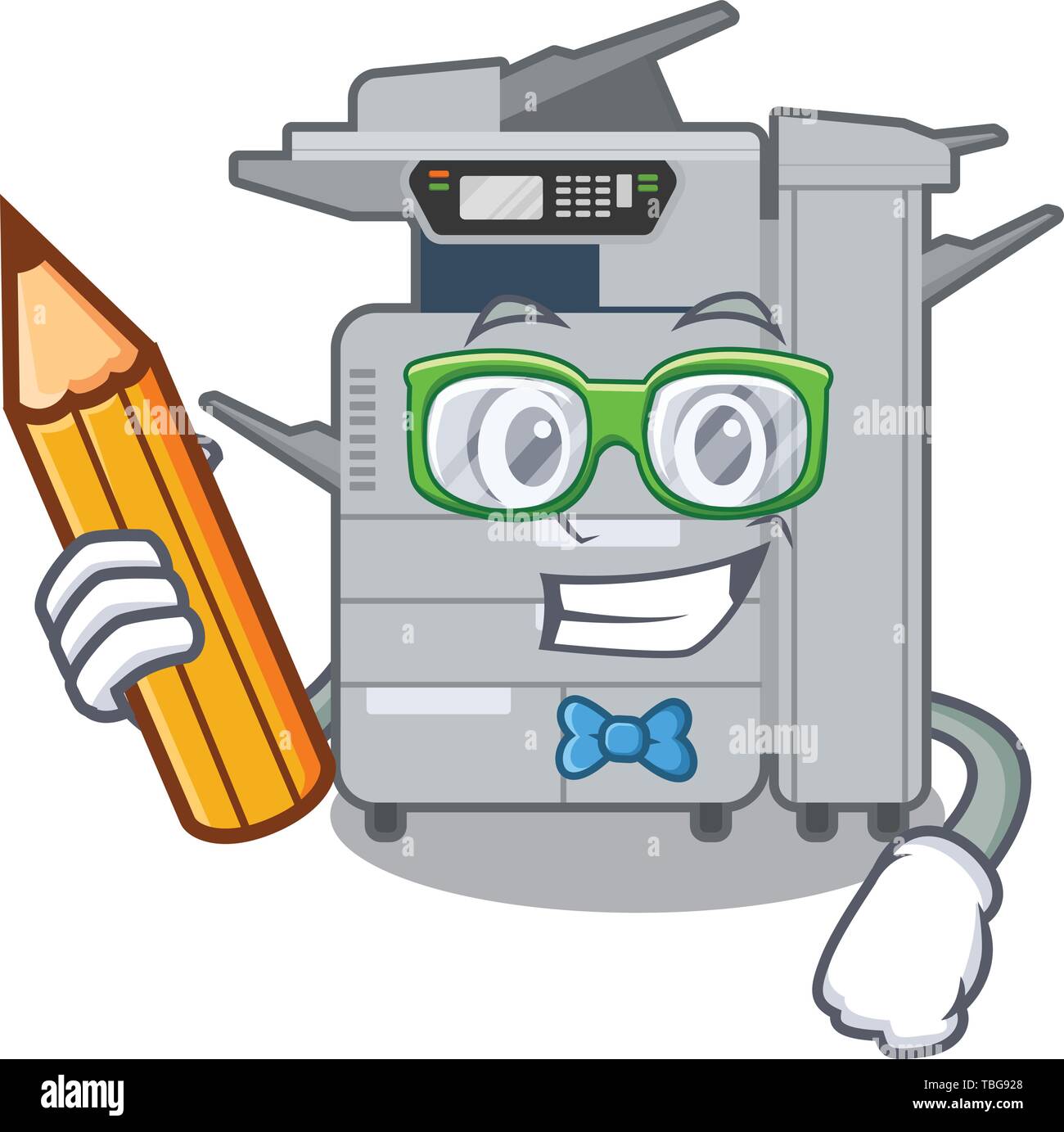 Student copier machine isolated in the cartoon Stock Vector Image & Art ...