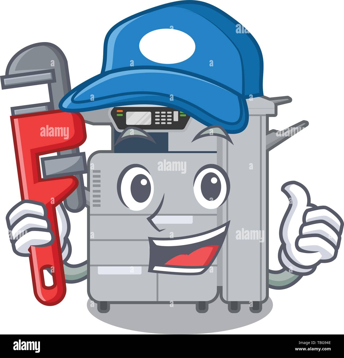 Cartoon craftsman tools printer hi-res stock photography and images - Alamy