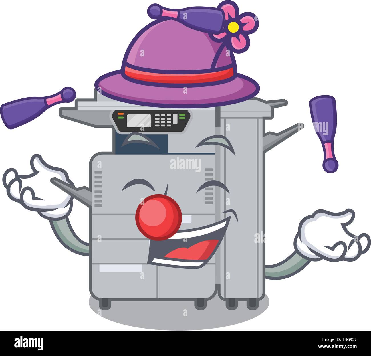 Photocopier funny Stock Vector Images - Alamy