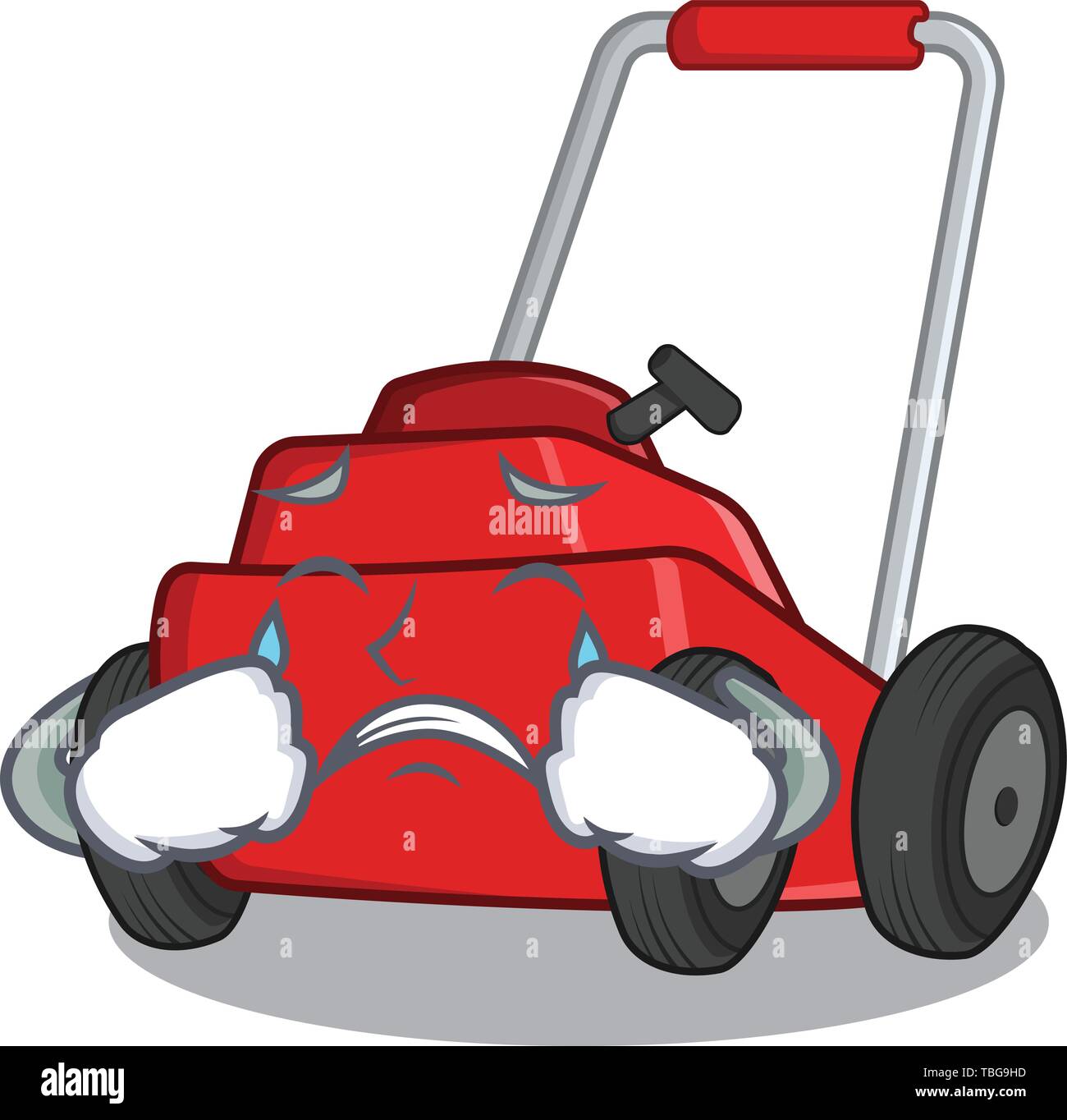 Crying lawnmower toys in the character shape Stock Vector Image & Art ...
