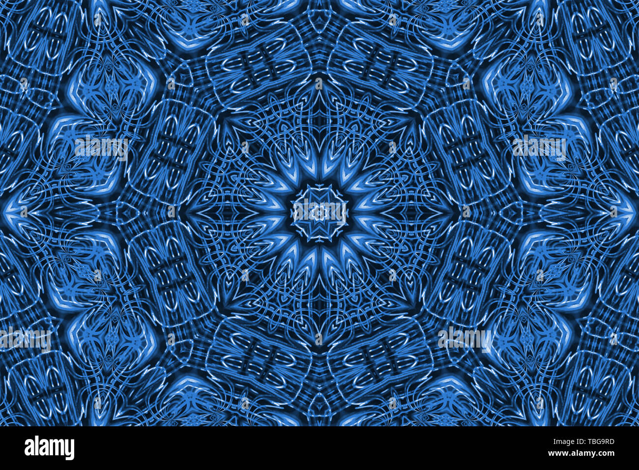 Background with abstract blue pattern Stock Photo - Alamy