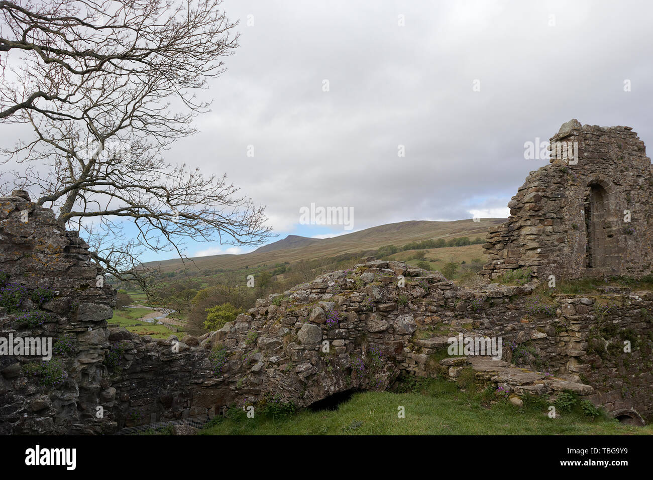 Pendragon Castle, Cumbria, England Stock Photo - Alamy