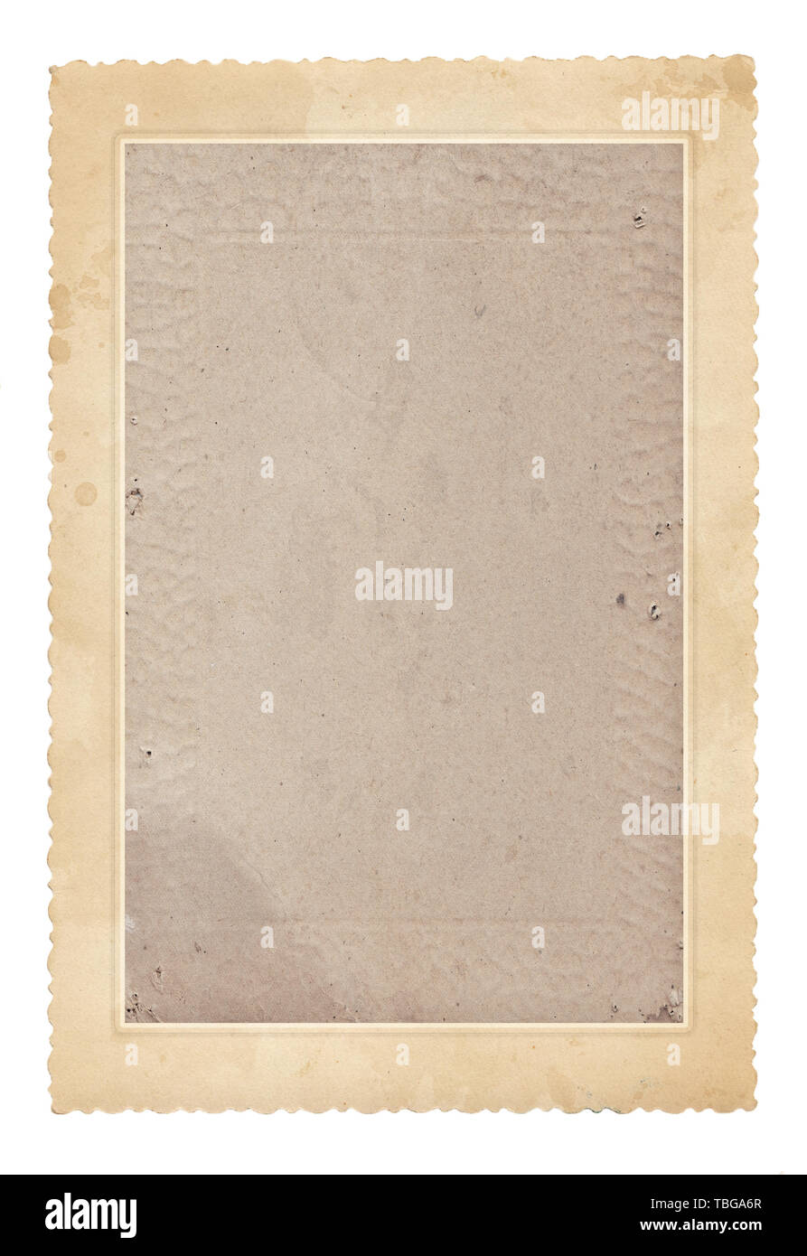 Old photo frame. Vintage paper. Retro card Stock Photo - Alamy