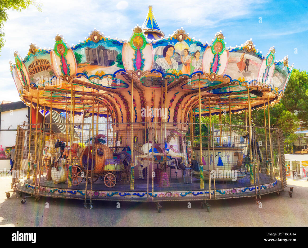 Flying horse carousel hi-res stock photography and images - Alamy