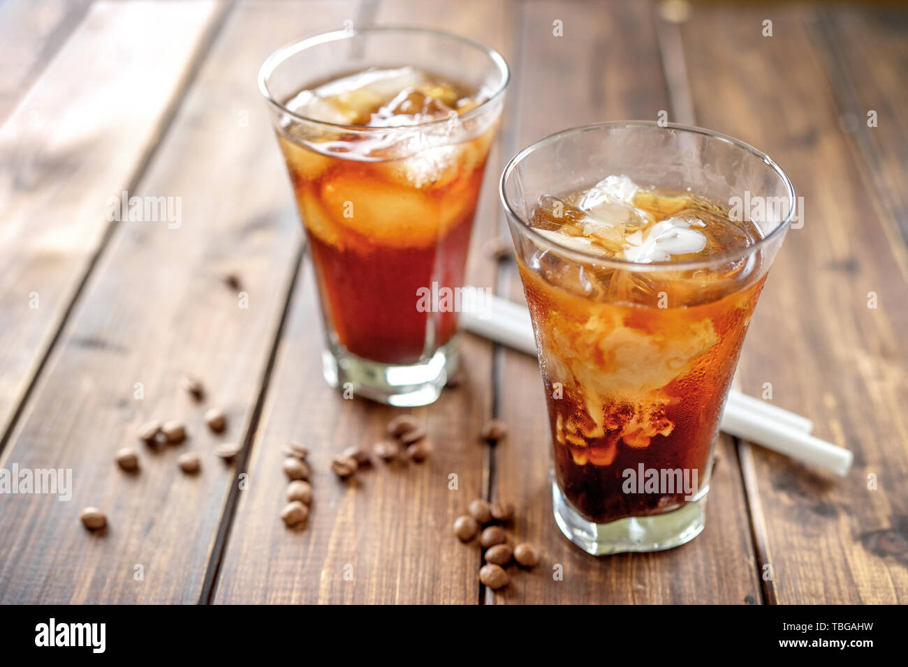 Dark brown beverage hi-res stock photography and images - Alamy