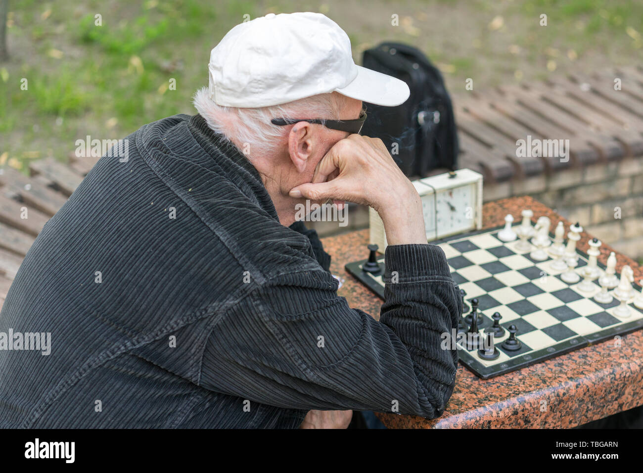 Old Man Plays High Resolution Stock Photography and Images - Alamy