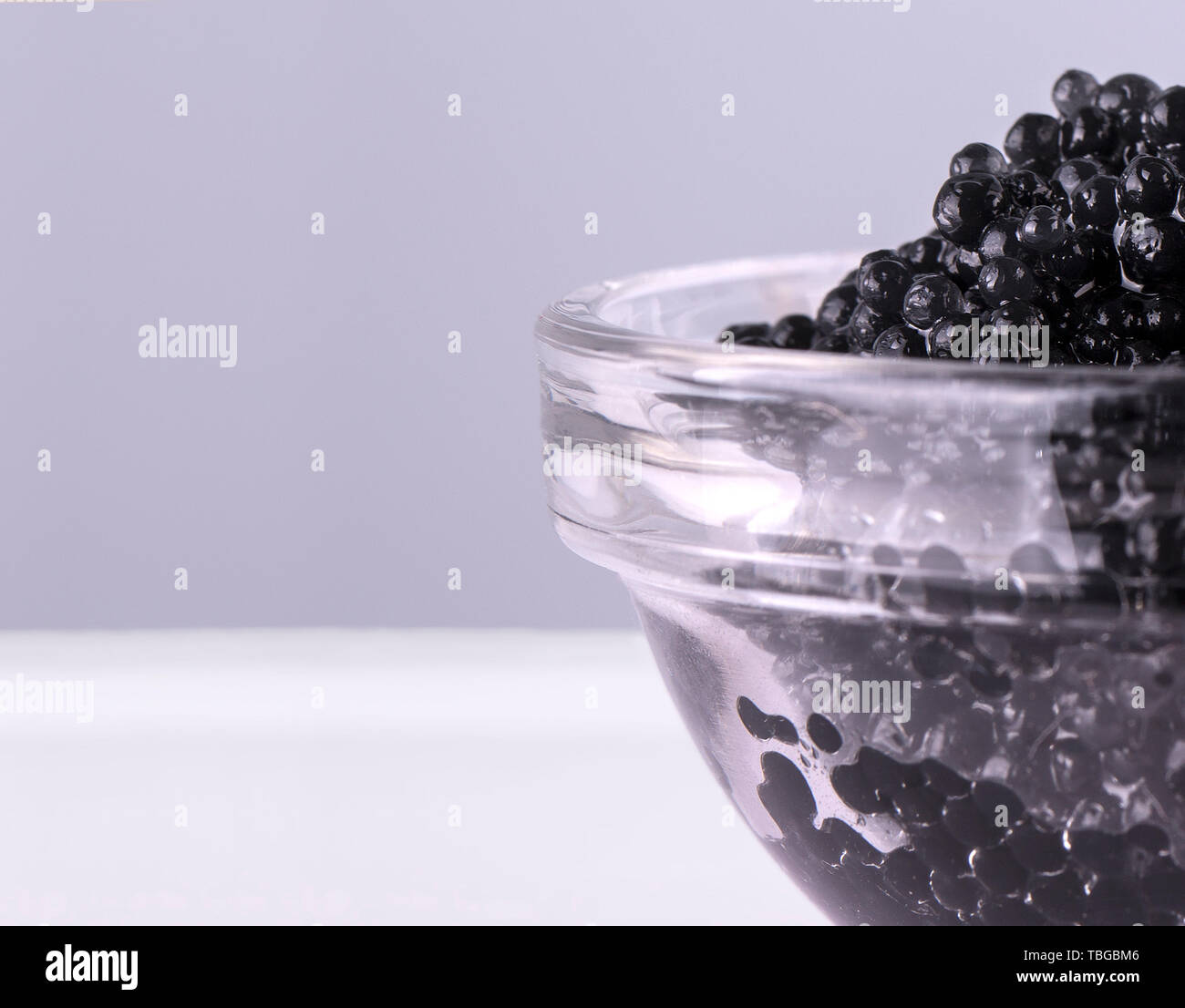 Black caviare in jar hi-res stock photography and images - Alamy