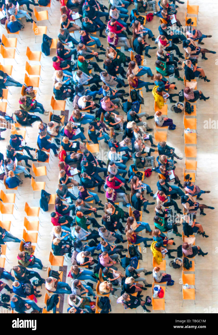 Top view of meeting room , business Meeting Conference, Team learning ...