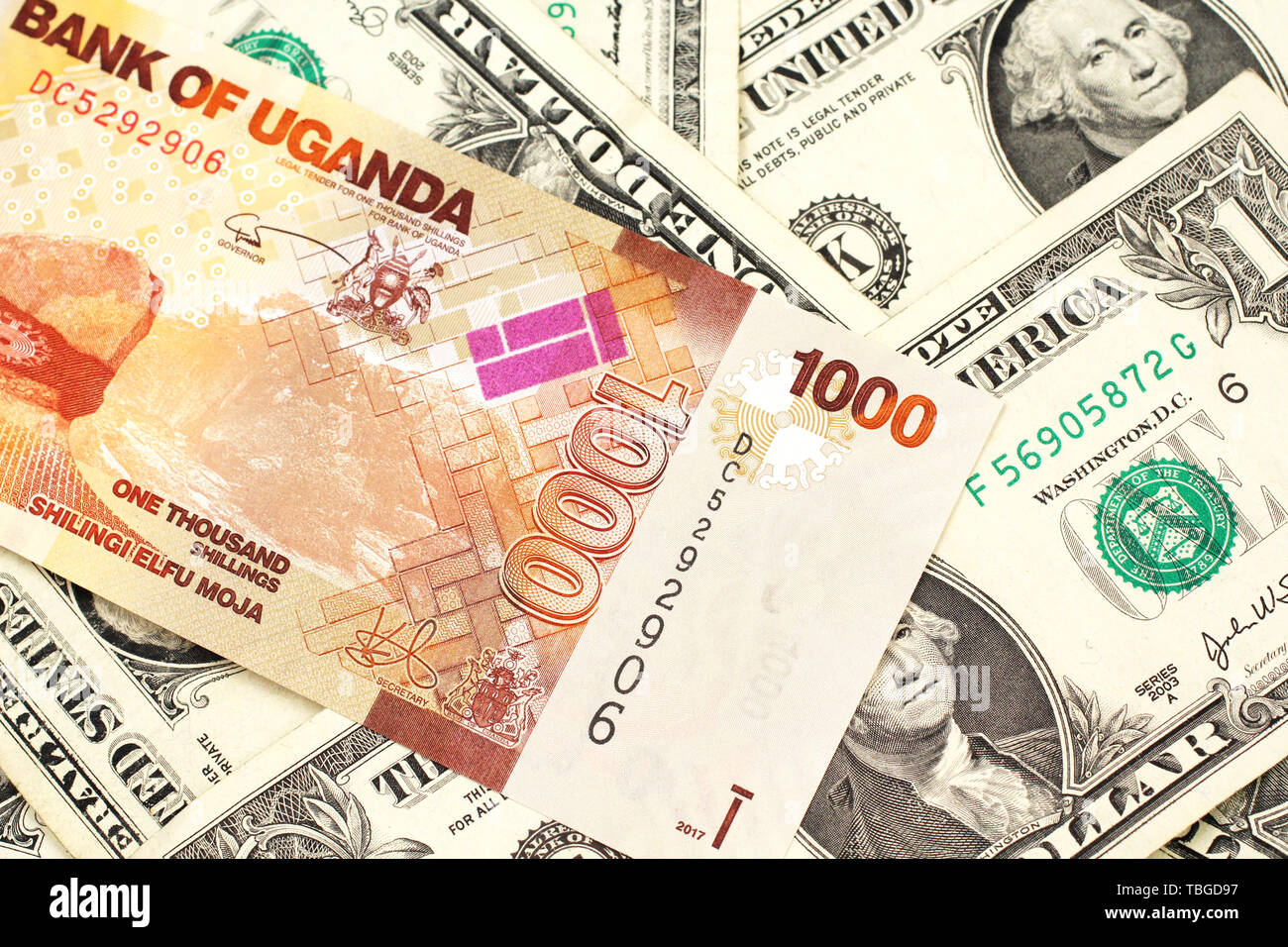 Uganda bank note hi-res stock photography and images - Alamy