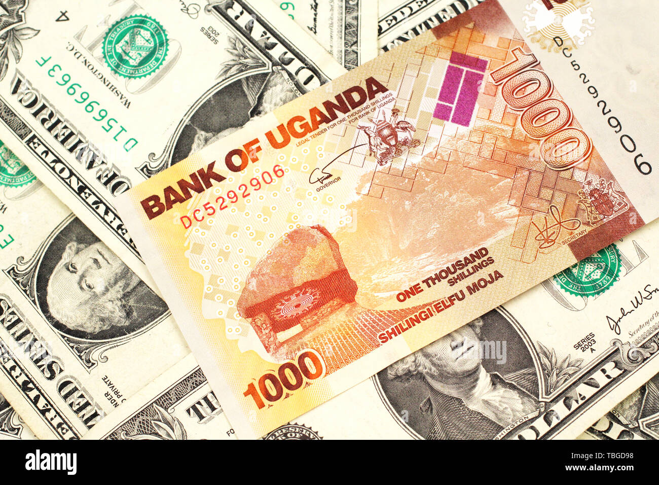 Uganda bank note hi-res stock photography and images - Alamy