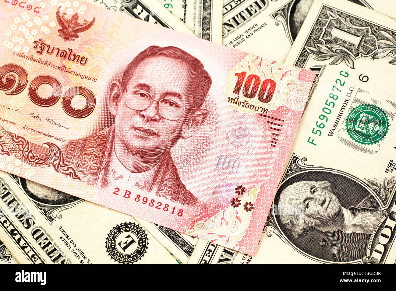 1 baht coins hi-res stock photography and images - Alamy