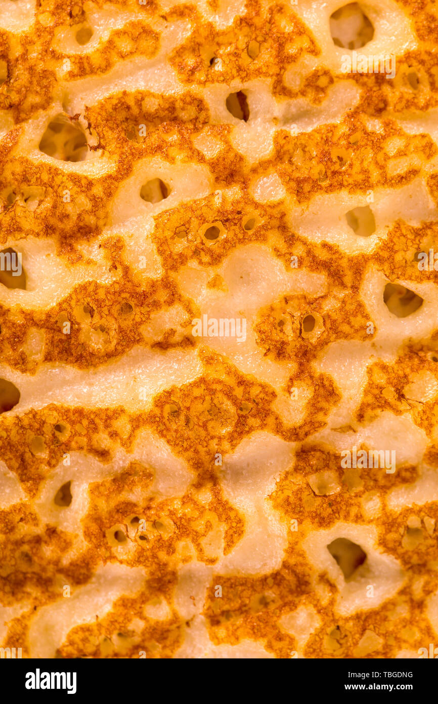 Close up texture of a pancake surface Stock Photo - Alamy